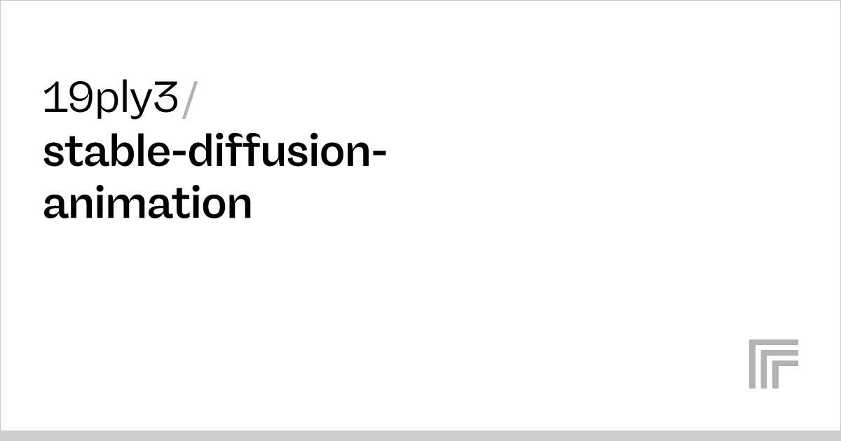 19ply3/stable-diffusion-animation – Run with an API on Replicate 19ply3/stable-diffusion-animation – Run with an API on Replicate