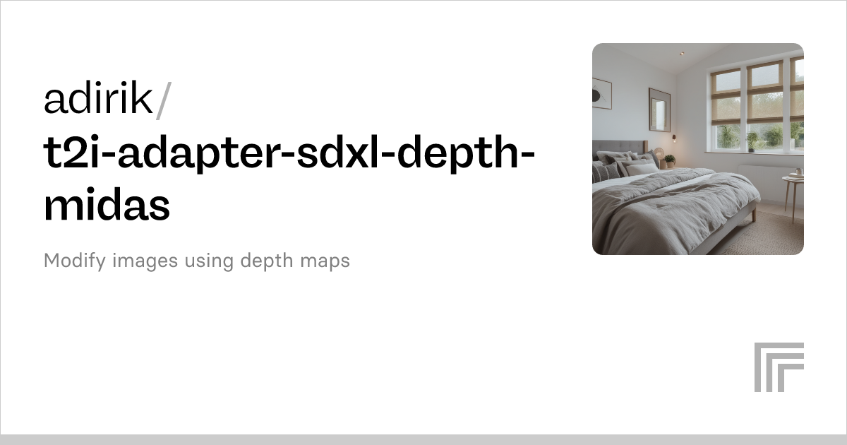 adirik/t2i-adapter-sdxl-depth-midas | Run with an API on Replicate