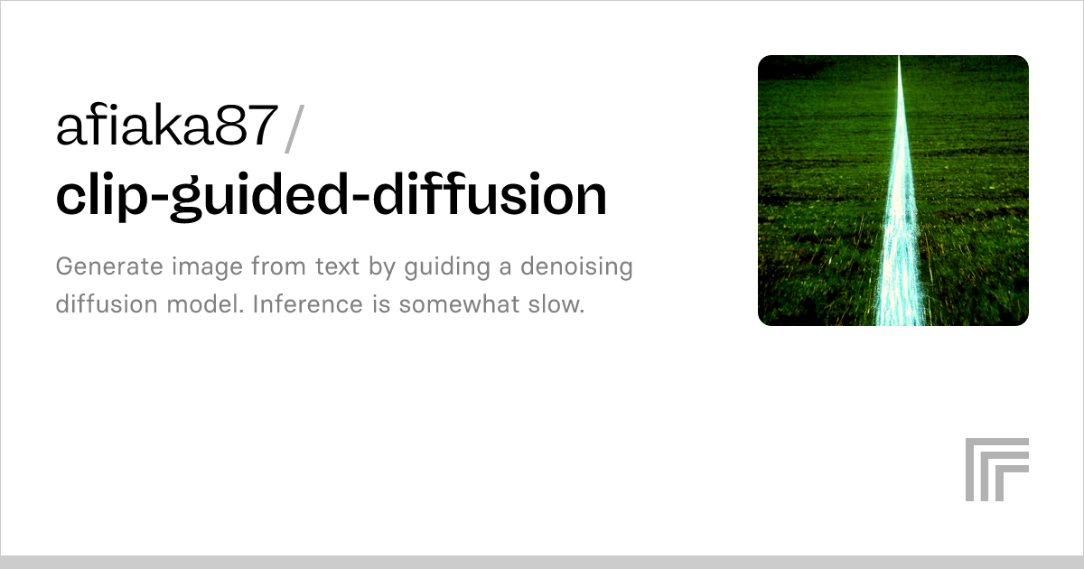 afiaka87/clip-guided-diffusion | Run with an API on Replicate