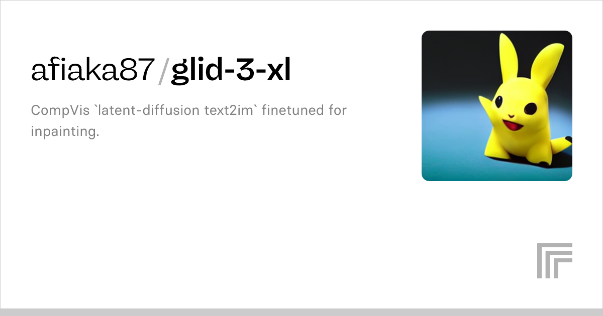 afiaka87/glid-3-xl – Run with an API on Replicate