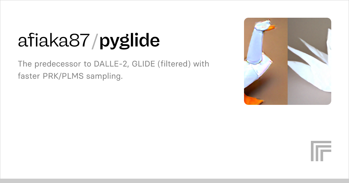 Examples – afiaka87/pyglide | Replicate