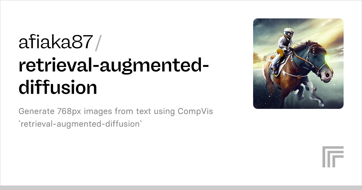 afiaka87/retrieval-augmented-diffusion | Run with an API on Replicate