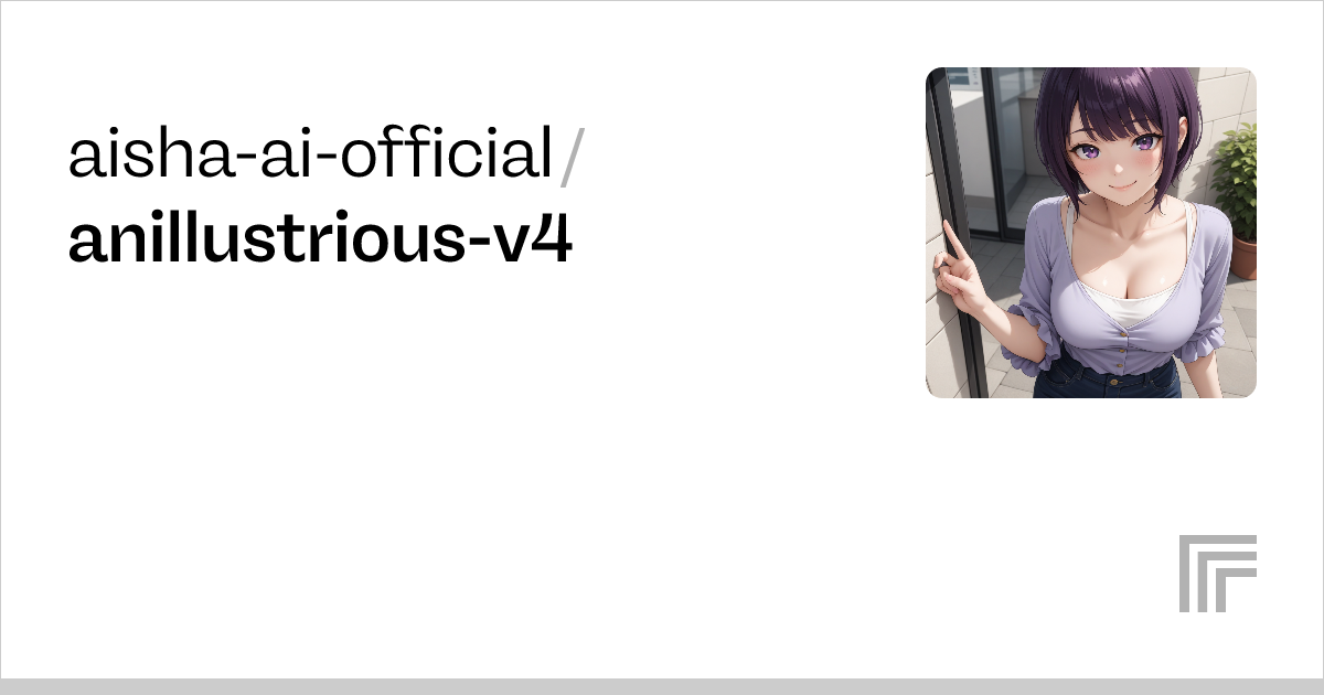 aisha-ai-official/anillustrious-v4 | Run with an API on Replicate