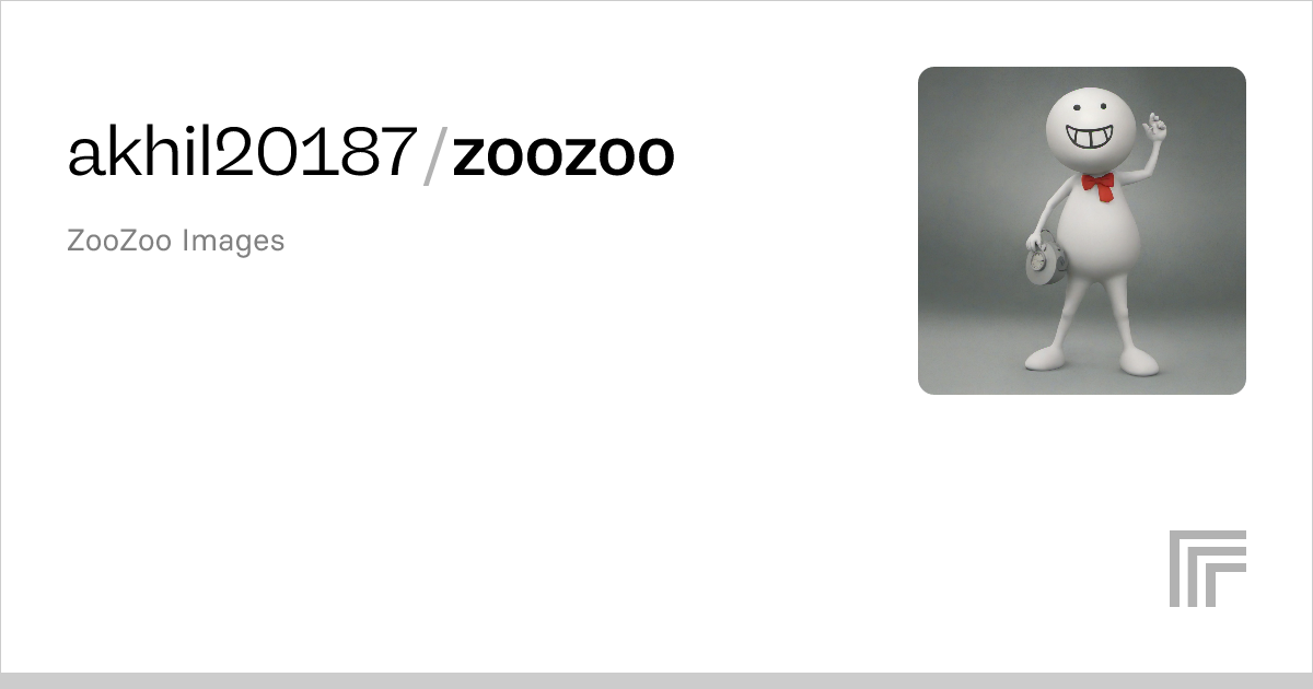 akhil20187/zoozoo | Run with an API on Replicate