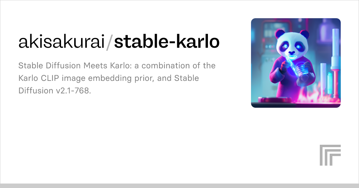 Examples – akisakurai/stable-karlo | Replicate