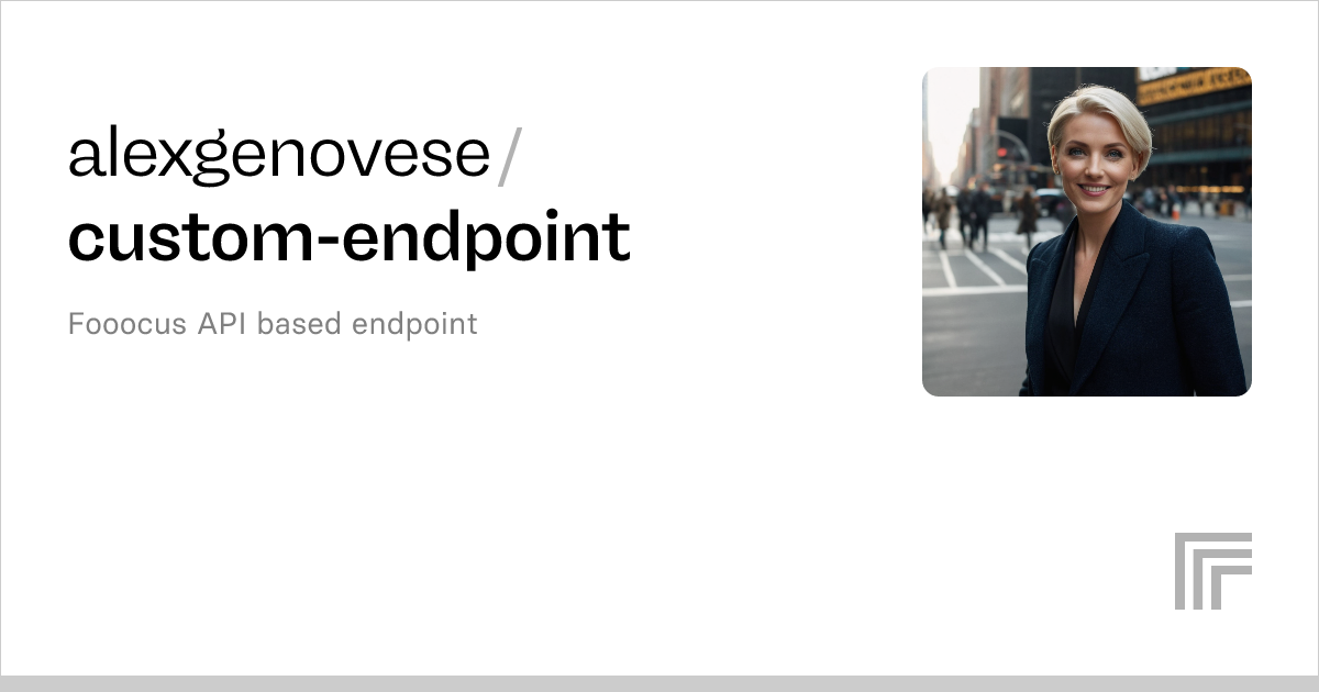 Examples – alexgenovese/custom-endpoint | Replicate