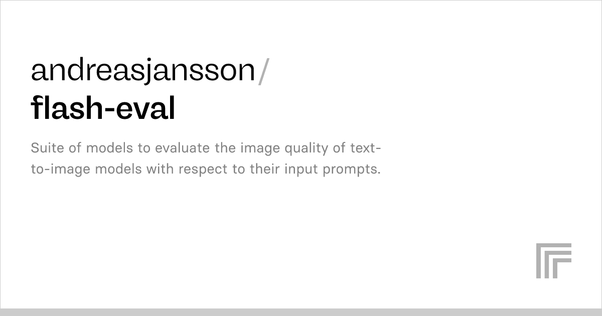 Examples – andreasjansson/flash-eval | Replicate