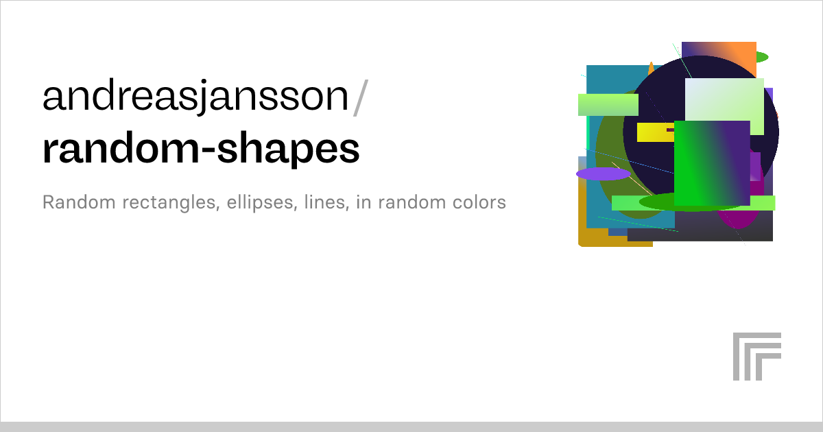andreasjansson/random-shapes – Run with an API on Replicate