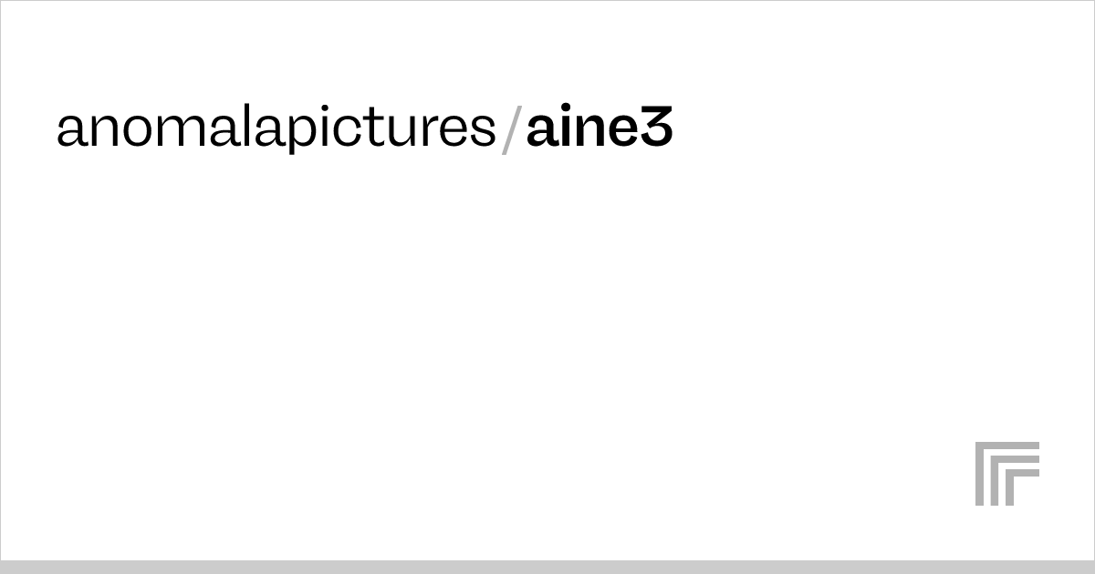 Examples – anomalapictures/aine3 – Replicate