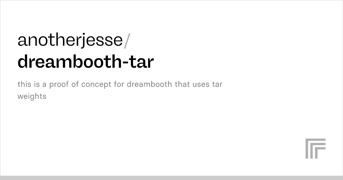 Examples – anotherjesse/dreambooth-tar | Replicate