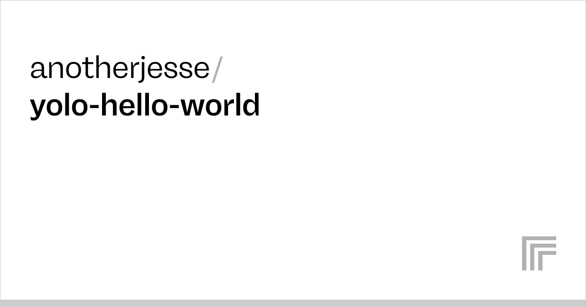 Train – anotherjesse/yolo-hello-world:07c4a90c – Replicate