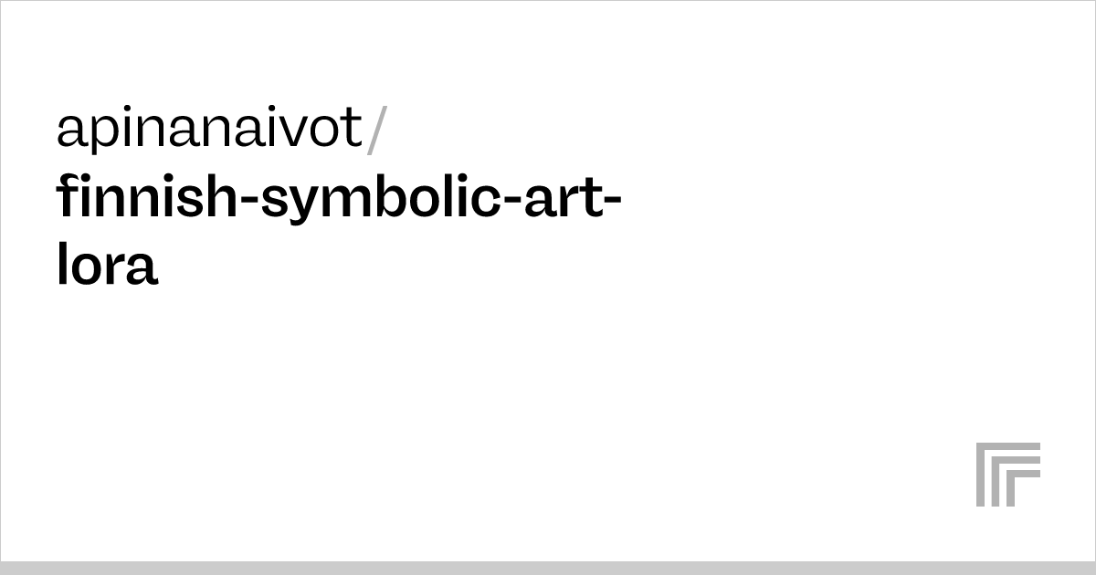 Examples – apinanaivot/finnish-symbolic-art-lora – Replicate
