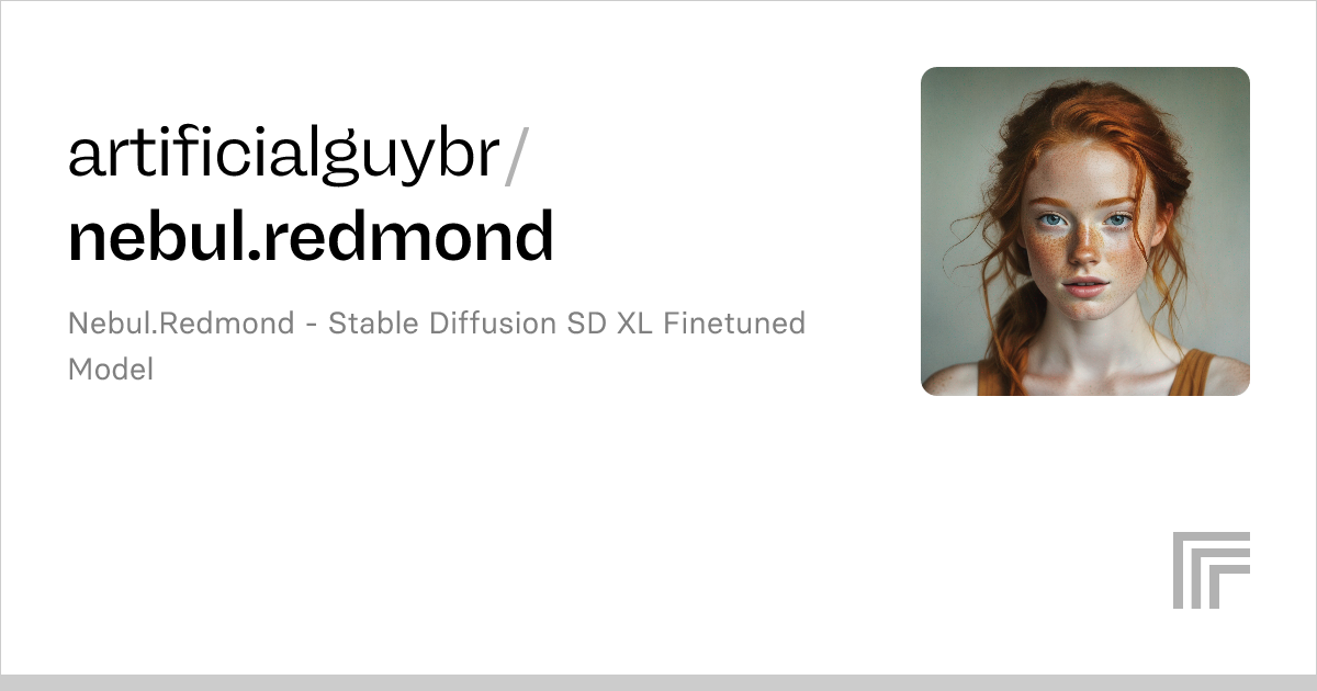 artificialguybr/nebul.redmond | Run with an API on Replicate