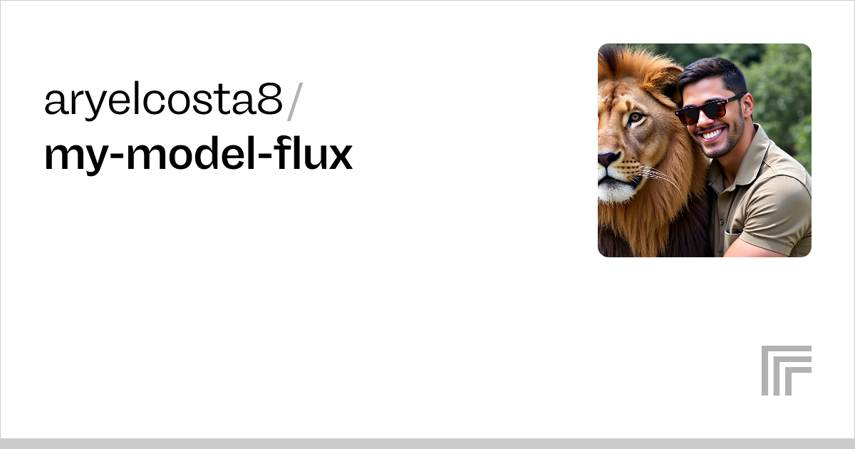 aryelcosta8/my-model-flux – Run with an API on Replicate