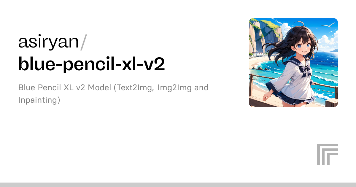 asiryan/blue-pencil-xl-v2 | Run with an API on Replicate