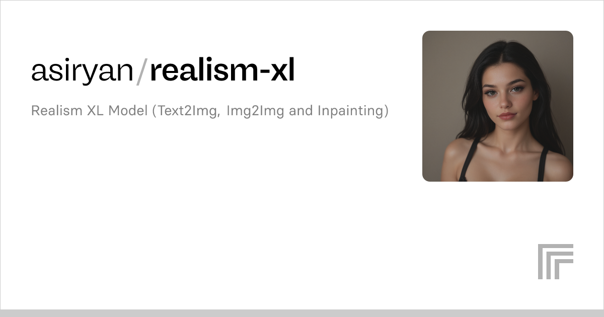asiryan/realism-xl | Run with an API on Replicate