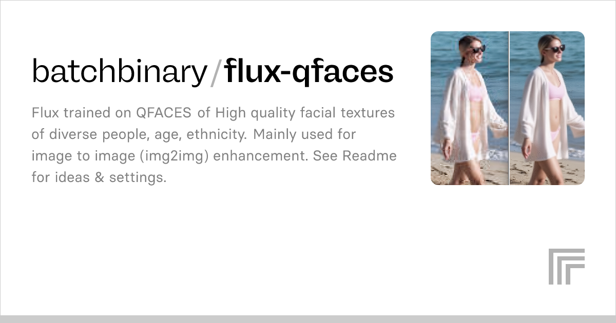 Examples – batchbinary/flux-qfaces | Replicate