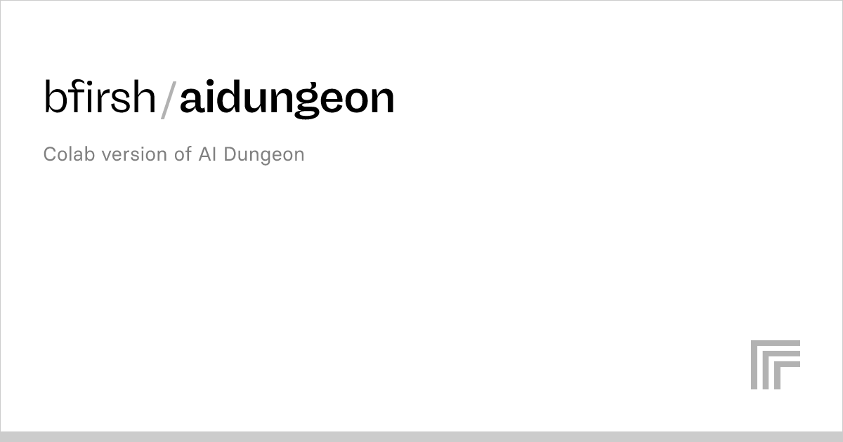 Examples – bfirsh/aidungeon | Replicate