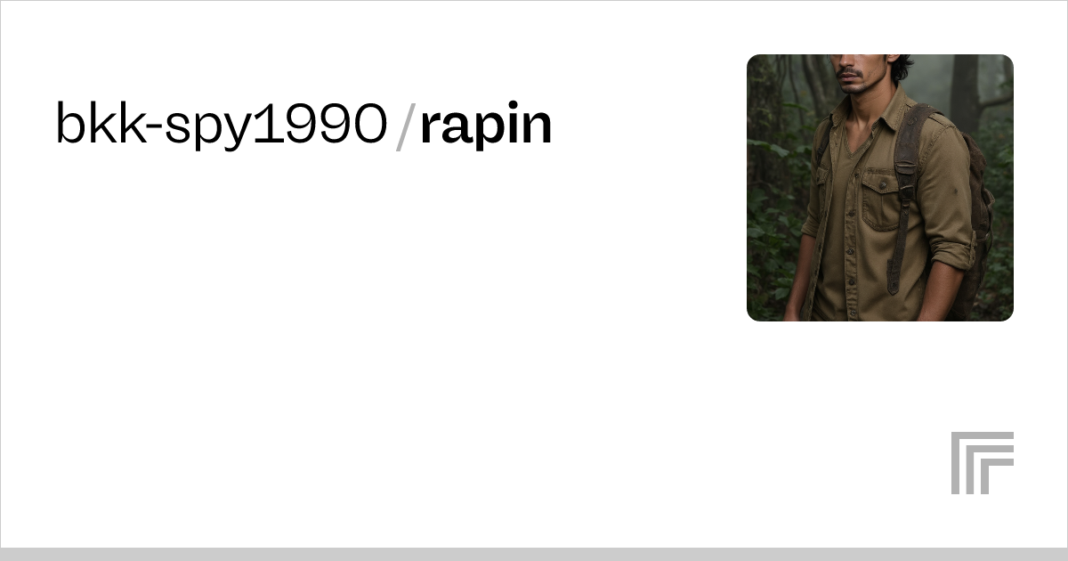 Examples – bkk-spy1990/rapin | Replicate