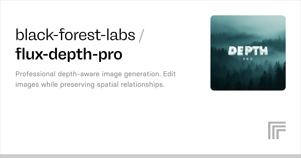 FLUX.1 Depth [pro] | Text to Image