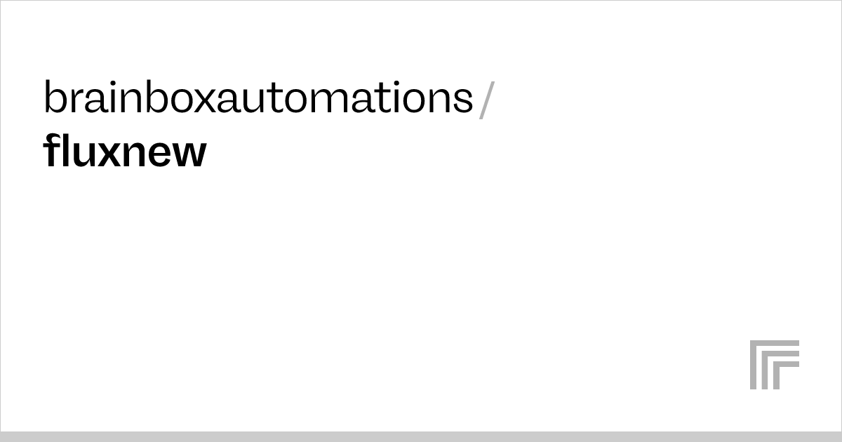Brainboxautomationsfluxnew Run With An Api On Replicate