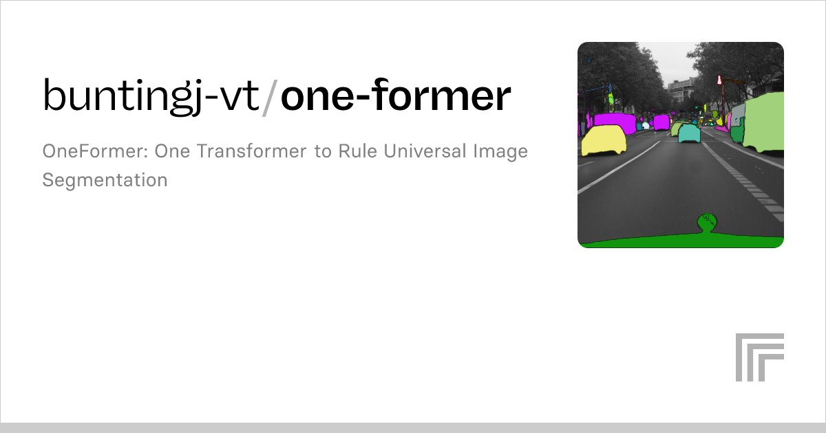 buntingj-vt/one-former | Run with an API on Replicate