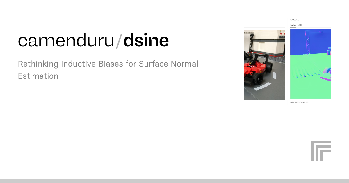 camenduru/dsine | API reference