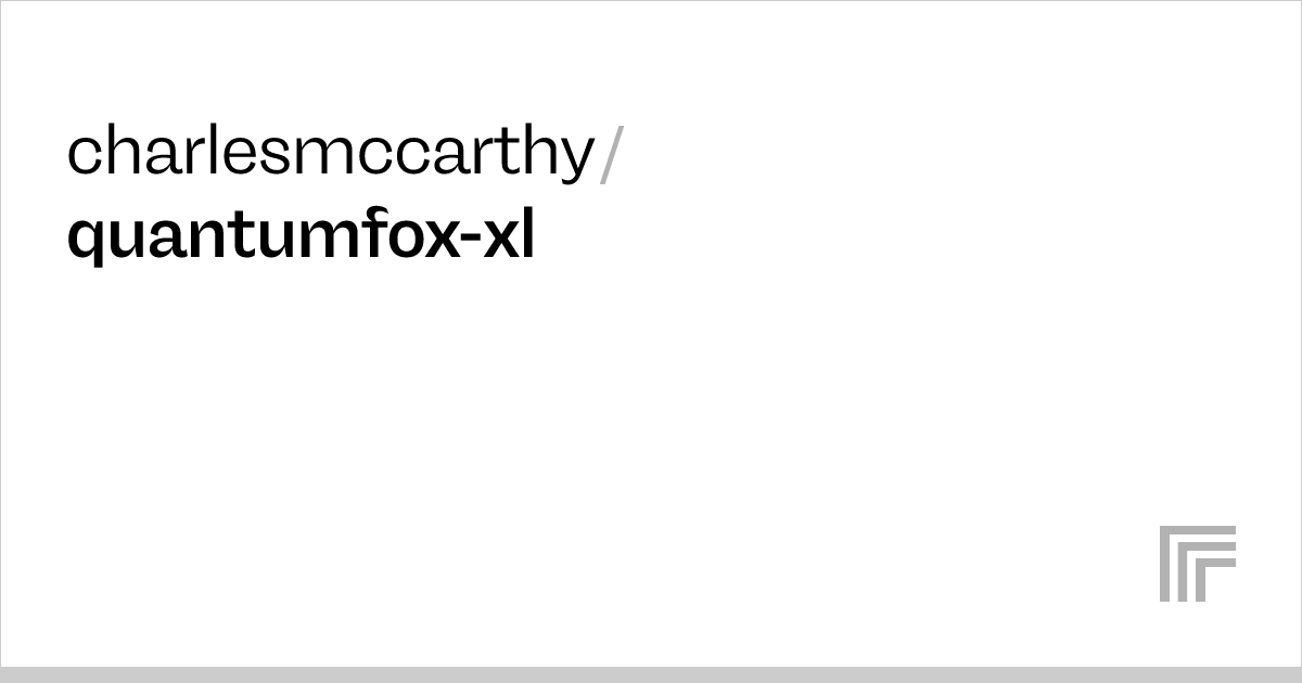 Examples – charlesmccarthy/quantumfox-xl – Replicate Examples – charlesmccarthy/quantumfox-xl – Replicate