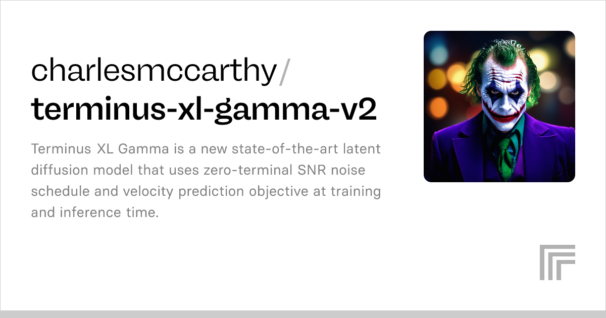 Examples – charlesmccarthy/terminus-xl-gamma-v2 | Replicate