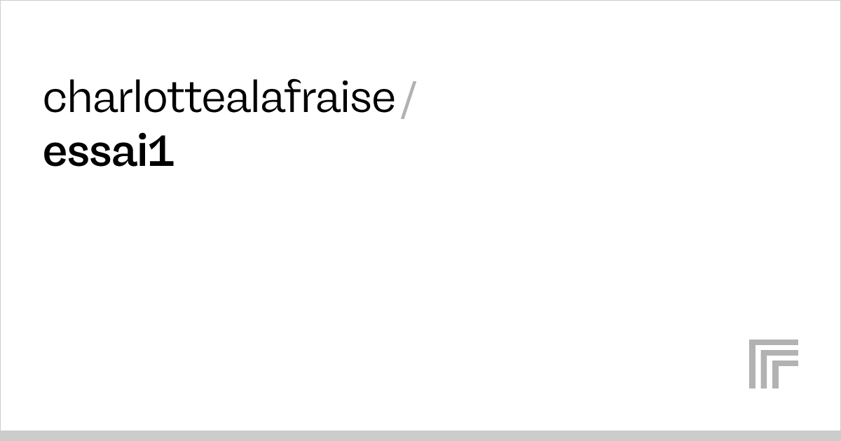 Examples – charlottealafraise/essai1 – Replicate