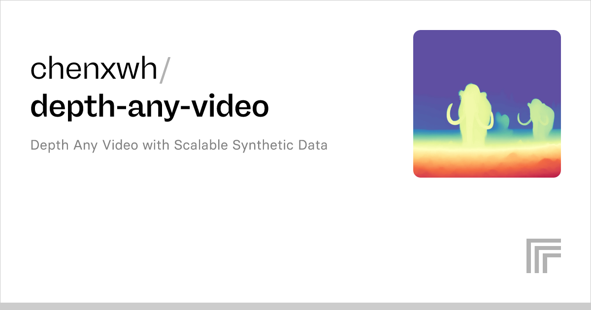 chenxwh/depth-any-video | Run with an API on Replicate