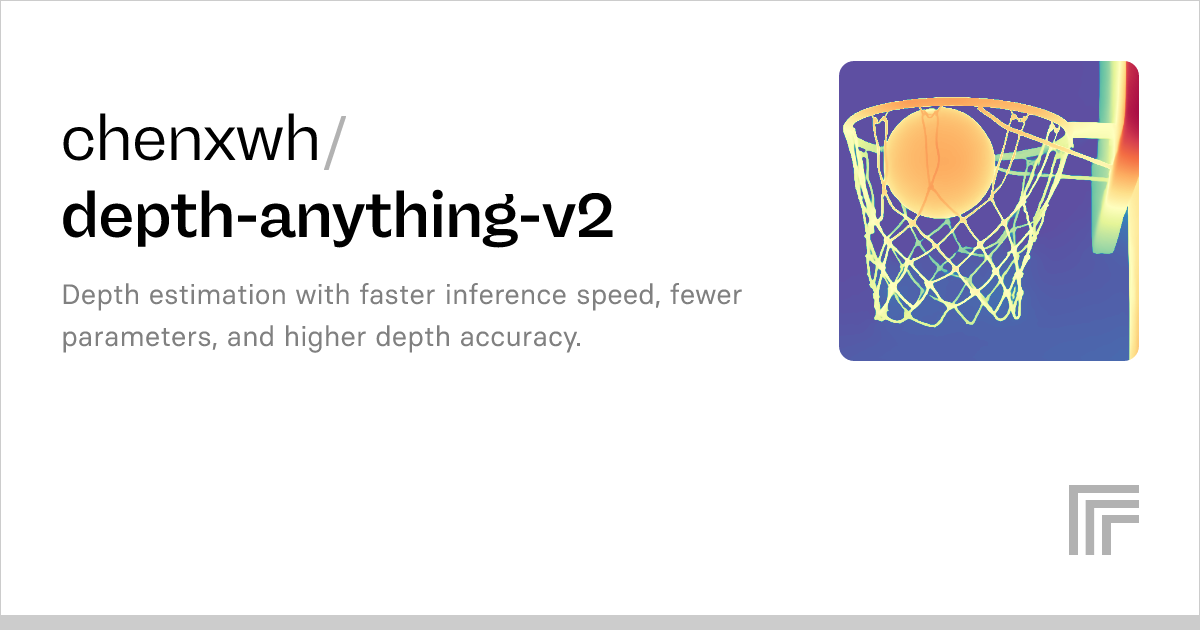 Chenxwhdepth Anything V2 Run With An Api On Replicate