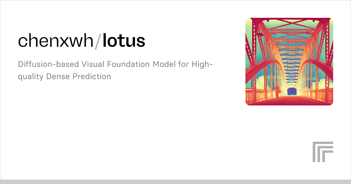 chenxwh/lotus | Run with an API on Replicate