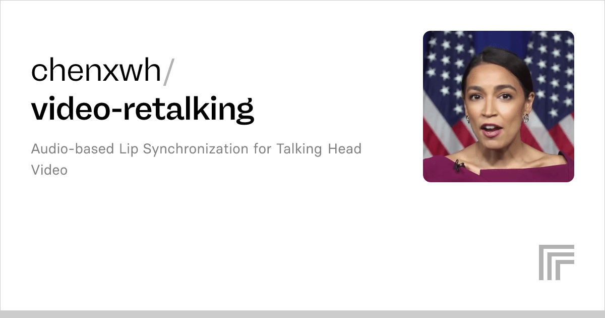 Examples – chenxwh/video-retalking | Replicate