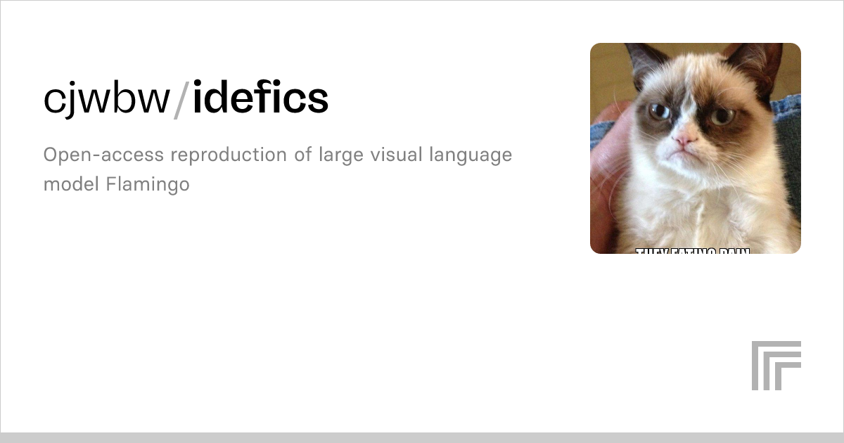cjwbw/idefics – Run with an API on Replicate