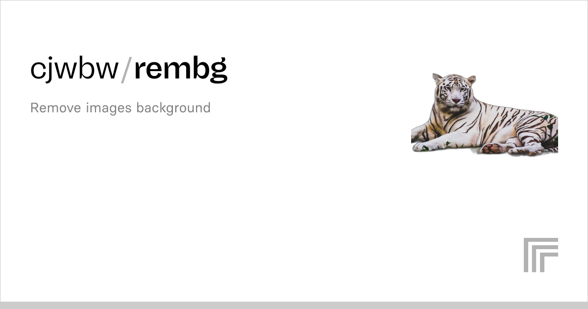 cjwbw/rembg | Run with an API on Replicate cjwbw/rembg | Run with an API on Replicate