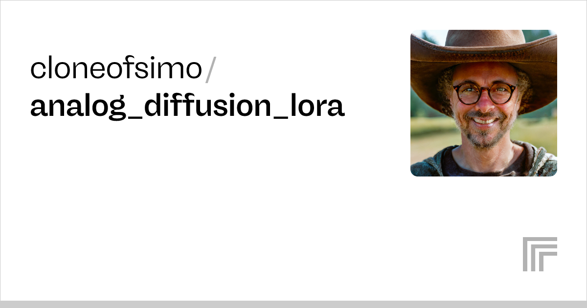 cloneofsimo/analog_diffusion_lora – Run with an API on Replicate cloneofsimo/analog_diffusion_lora – Run with an API on Replicate