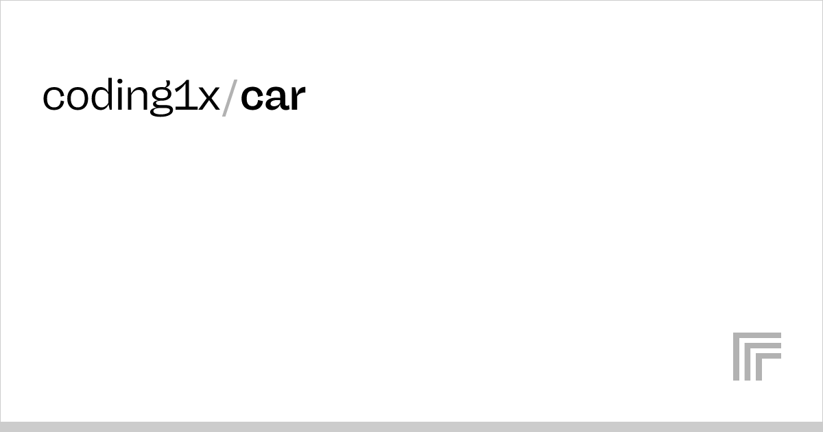 Coding1xcar Run With An Api On Replicate