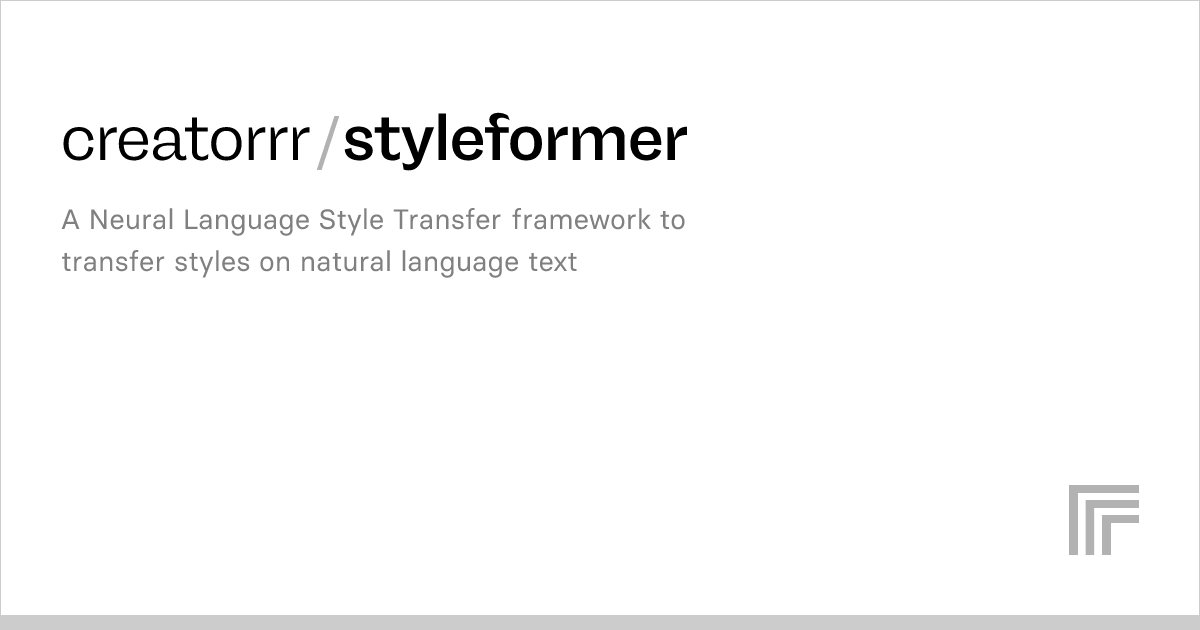 Examples – creatorrr/styleformer | Replicate