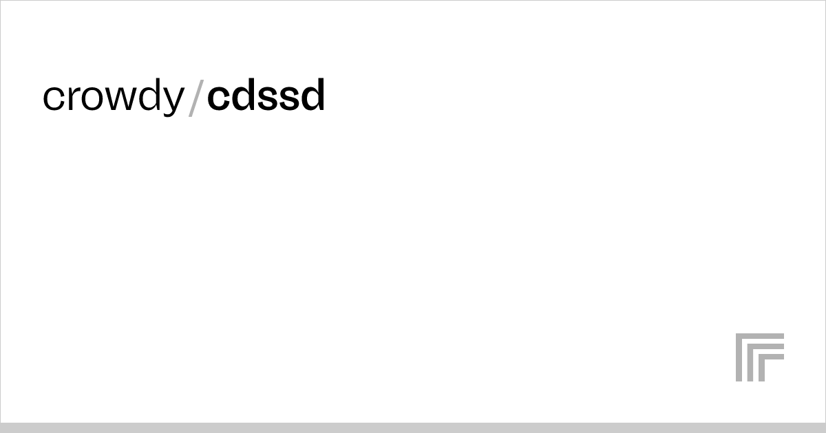 Examples – crowdy/cdssd – Replicate