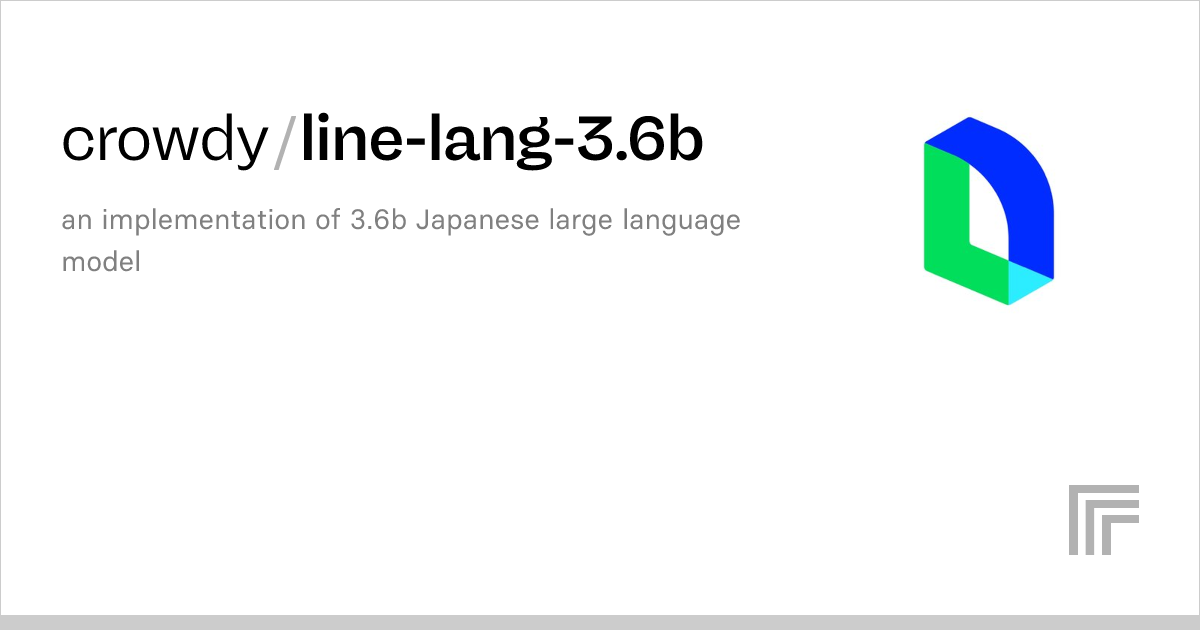 crowdy/line-lang-3.6b – Run with an API on Replicate