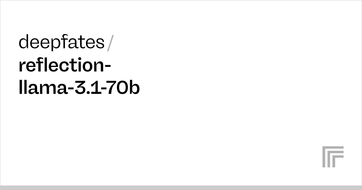 Examples – deepfates/reflection-llama-3.1-70b – Replicate