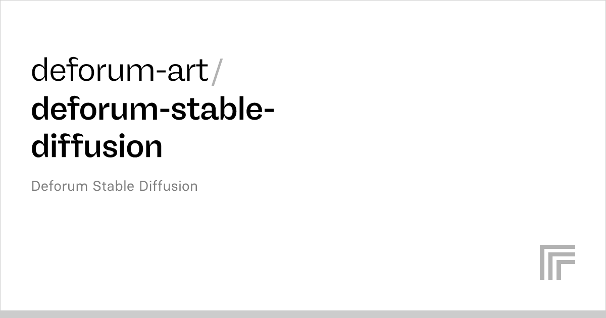 deforum-art/deforum-stable-diffusion | Run with an API on Replicate