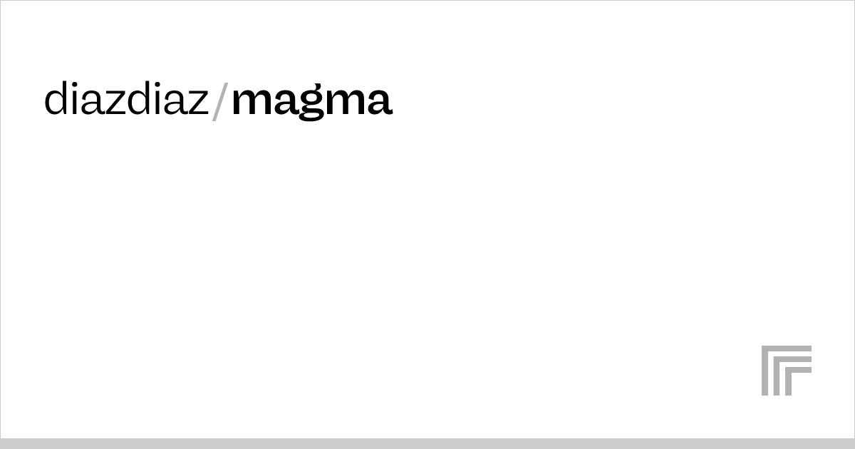 Examples – diazdiaz/magma | Replicate