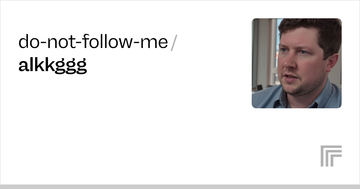 do-not-follow-me/alkkggg – Run with an API on Replicate