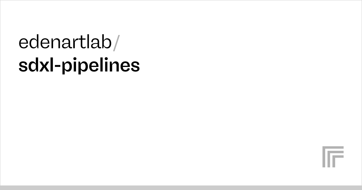 Edenartlabsdxl Pipelines Run With An Api On Replicate