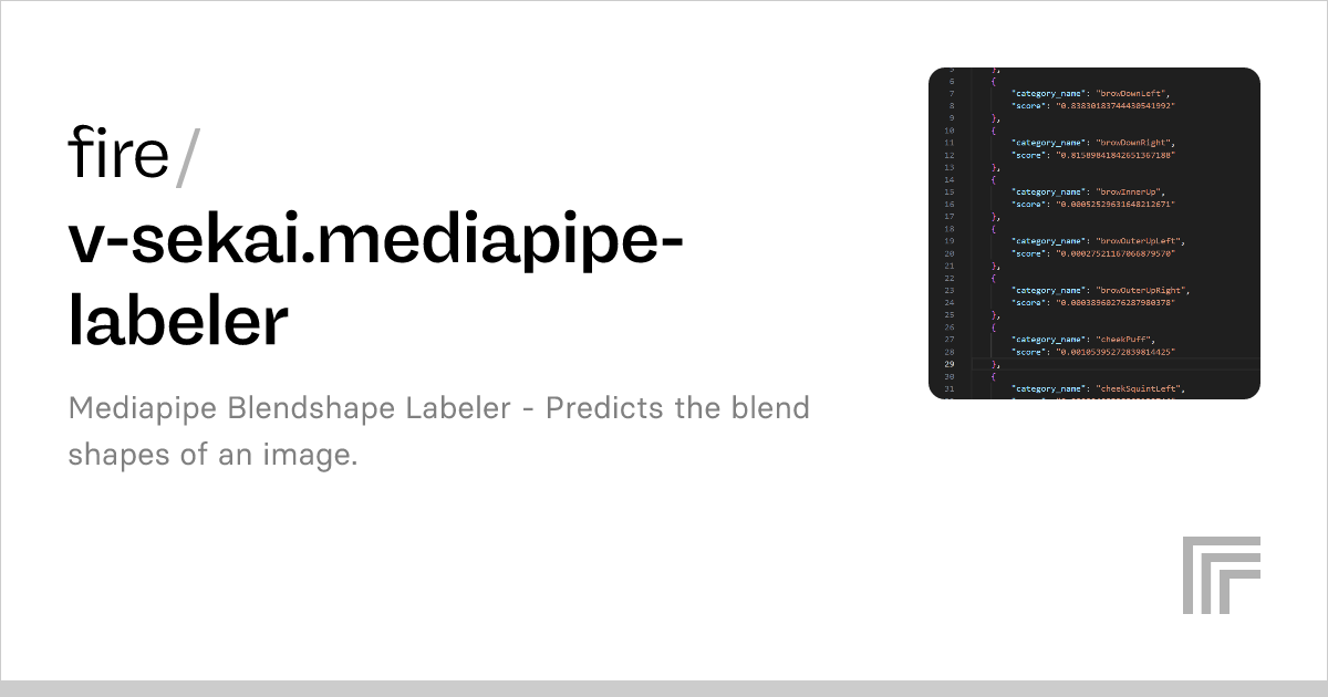 fire/v-sekai.mediapipe-labeler | Run with an API on Replicate