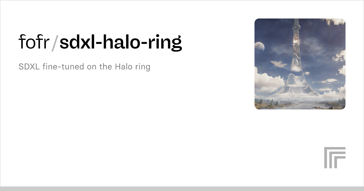 fofr/sdxl-halo-ring – Run with an API on Replicate