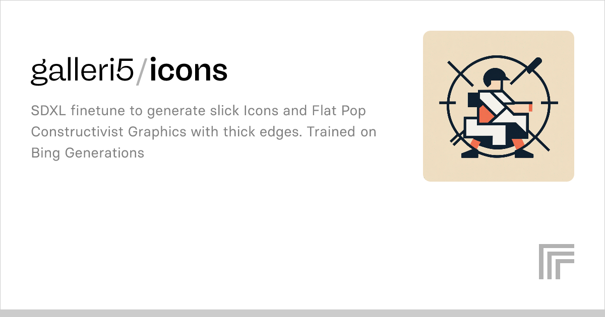 Examples – galleri5/icons | Replicate