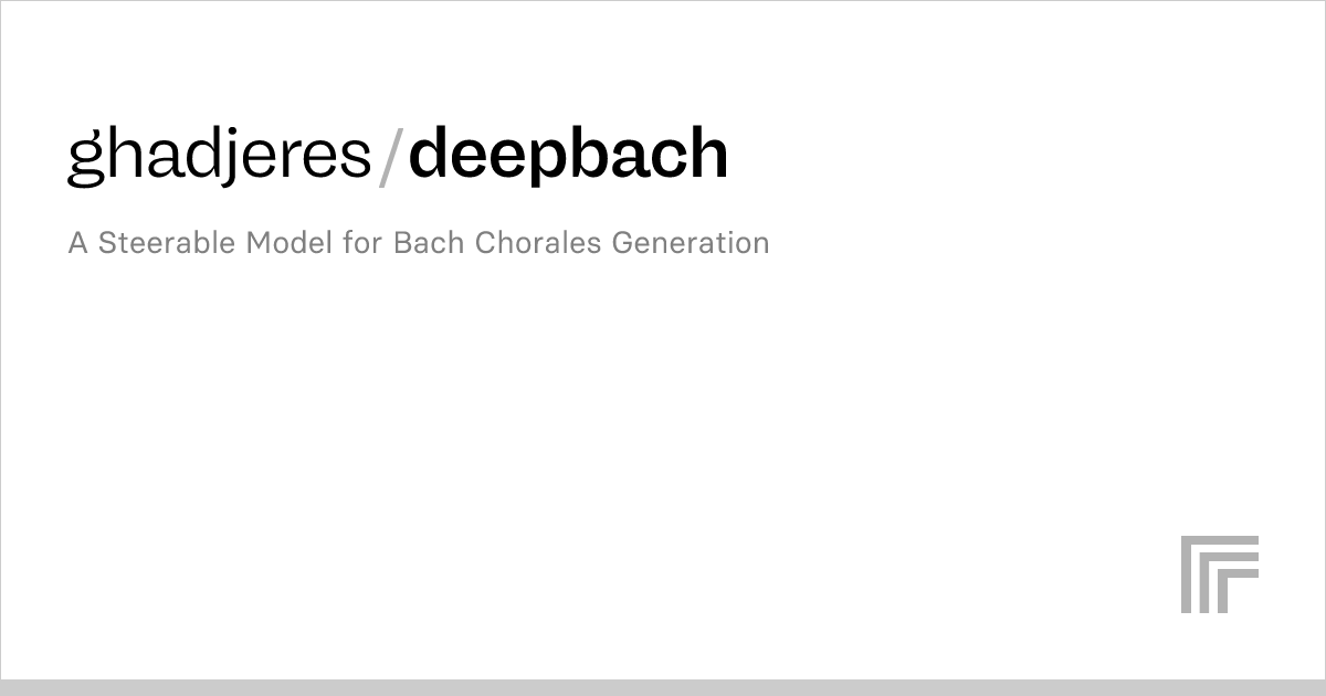 Examples – ghadjeres/deepbach | Replicate